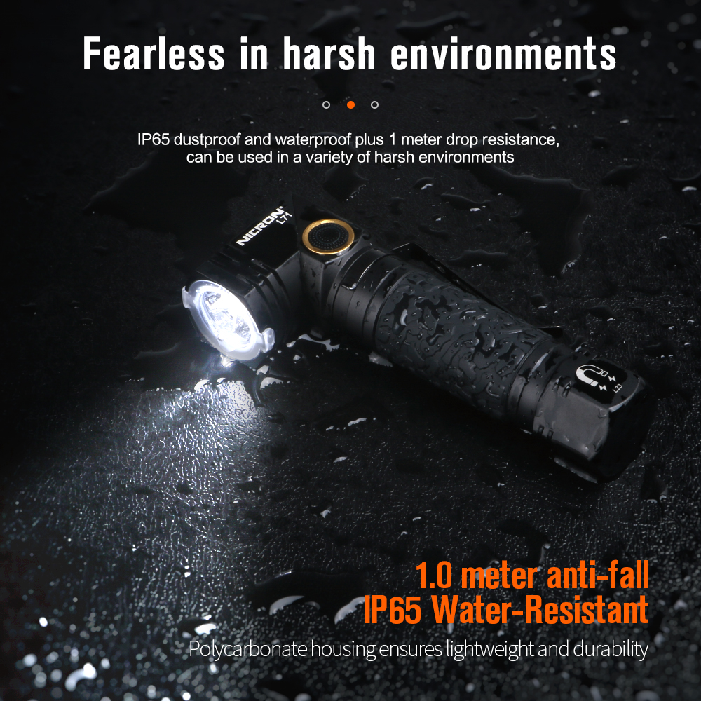 Nicron Flashlight L71 High Brightness Type-C Rechargeable Flashlight ...