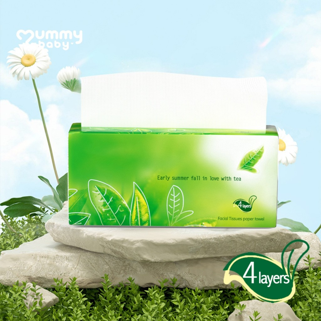 MUMMY BABY Tissue Facial Tissue order Tissue 10 packs 4-Ply Facial ...