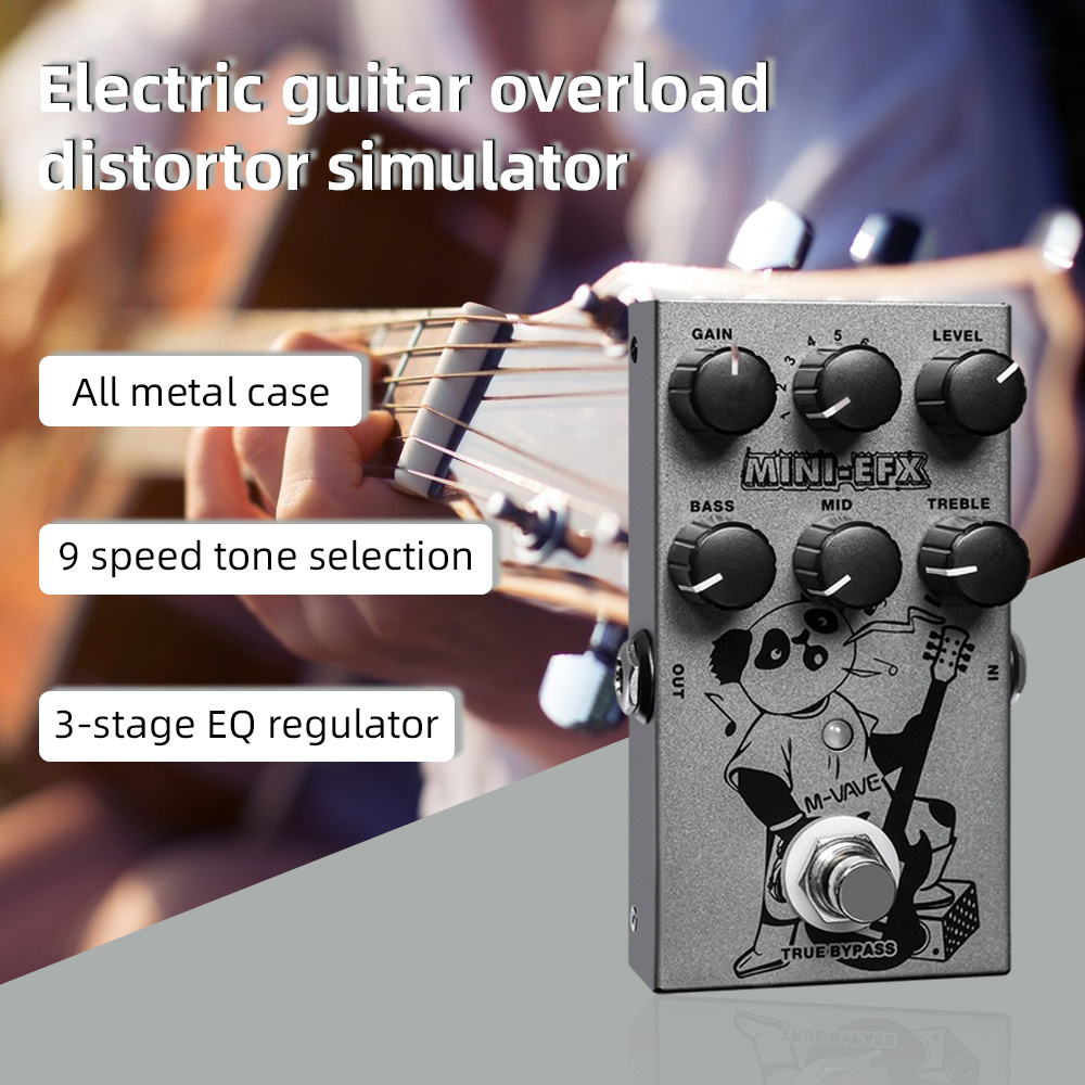 【COD】M-VAVE MINI-EFX Electric Guitar Effect Pedal Heavy Metal Overload ...