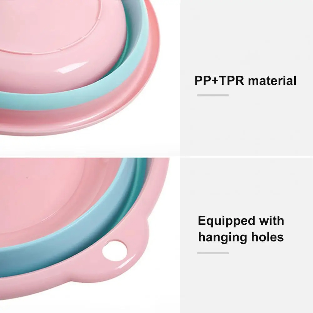 Multipurpose Plastic Collapsible Folding Bucket Foldable Wash Basin ...