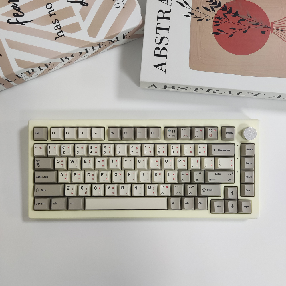 140+ Keys Angry Face Keycaps English/Thai/Korean/Russian/Japanese/Irish ...