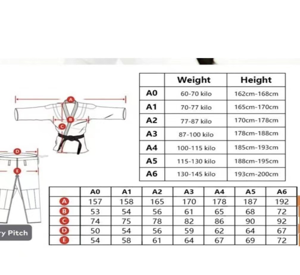 Lightweight Brazilian Jiu jitsu Gi Kimono 380gsm Jacket Pants with Belt BJJ Training | Shopee ...