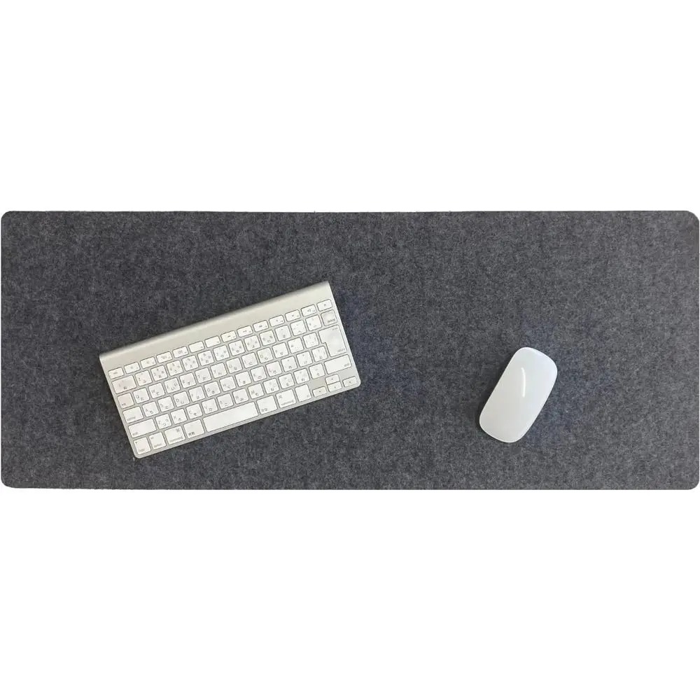 Large Mouse Pad Wool Felt Gaming Mousepad Non-slip Keyboard Mat Office ...
