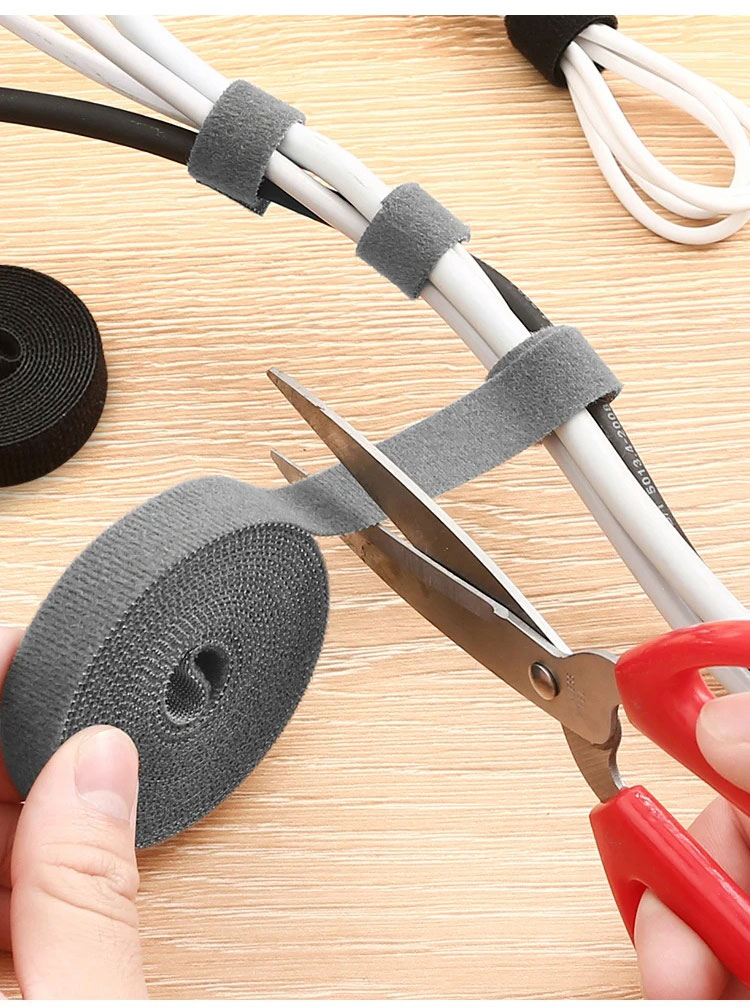 3M Solid Color Cable Ties Power Wire Loop Free Cut Nylon Reusable Cable ...