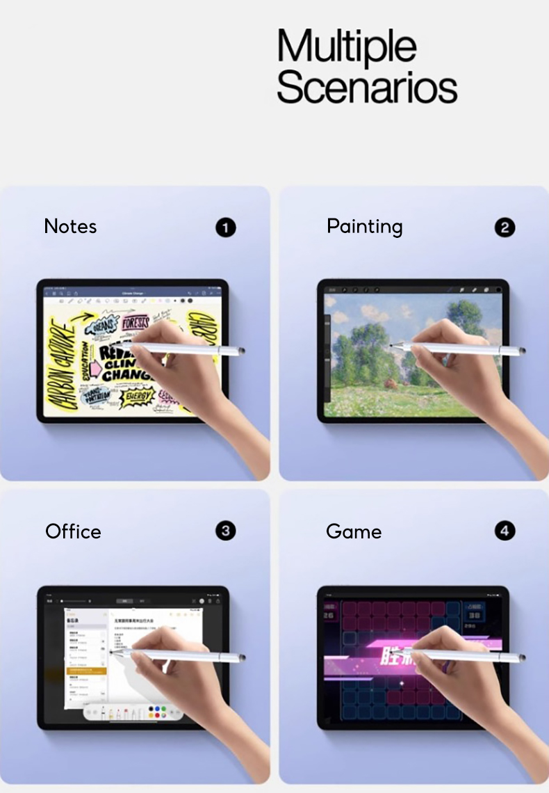 TBTIC Capacitive Stylus Pen For iPad Matepad Phone Touch Screen Android ...