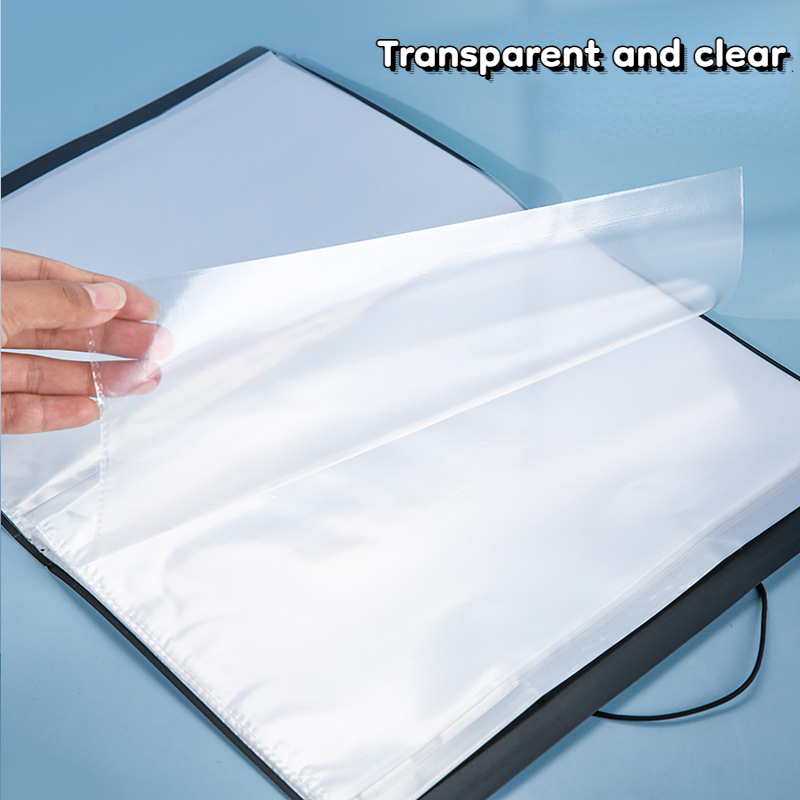 Long Clear Book File Organizers Exam Paper Storage Display Book Art ...