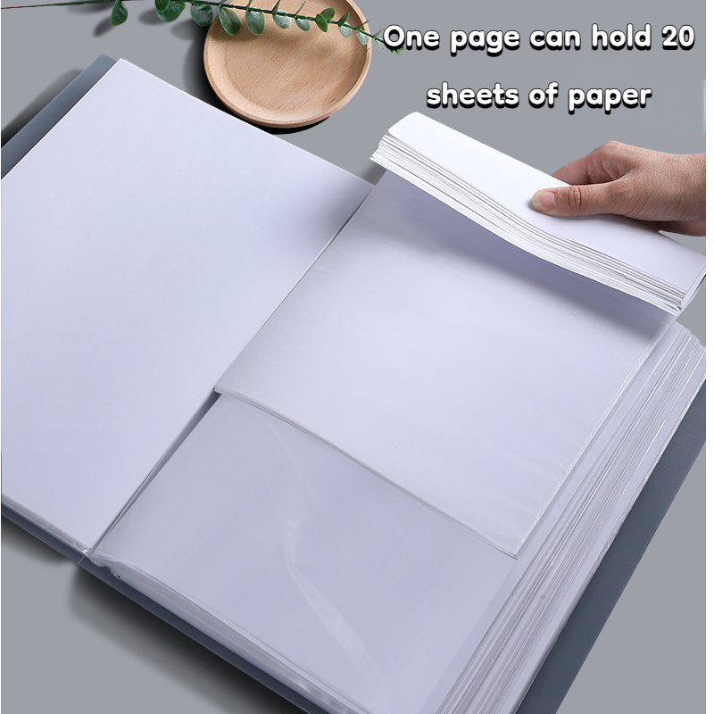 Long Clear Book File Organizers Exam Paper Storage Display Book Art ...