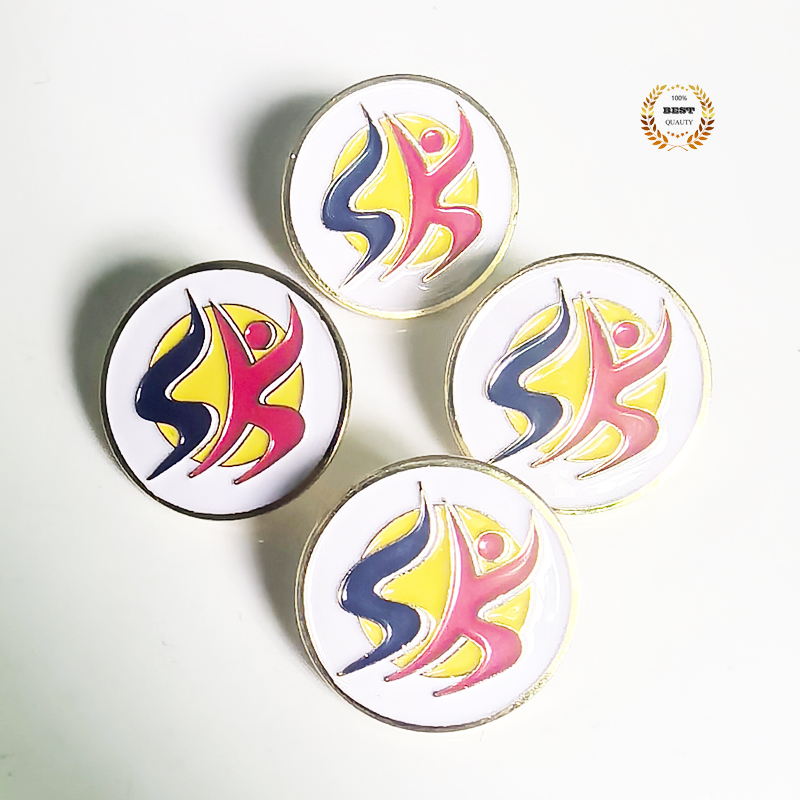 18k Gold Plated 1.0inch SK Pin High Quality 3D Collar Pin | Shopee ...