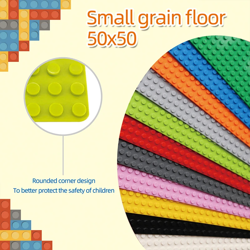 Classic Baseplate 50x50 Dots Building Blocks Bricks Base Plates DIY ...