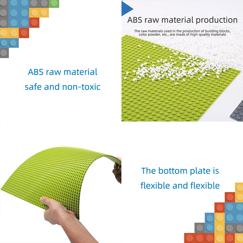 Classic Baseplate 50x50 Dots Building Blocks Bricks Base Plates DIY ...