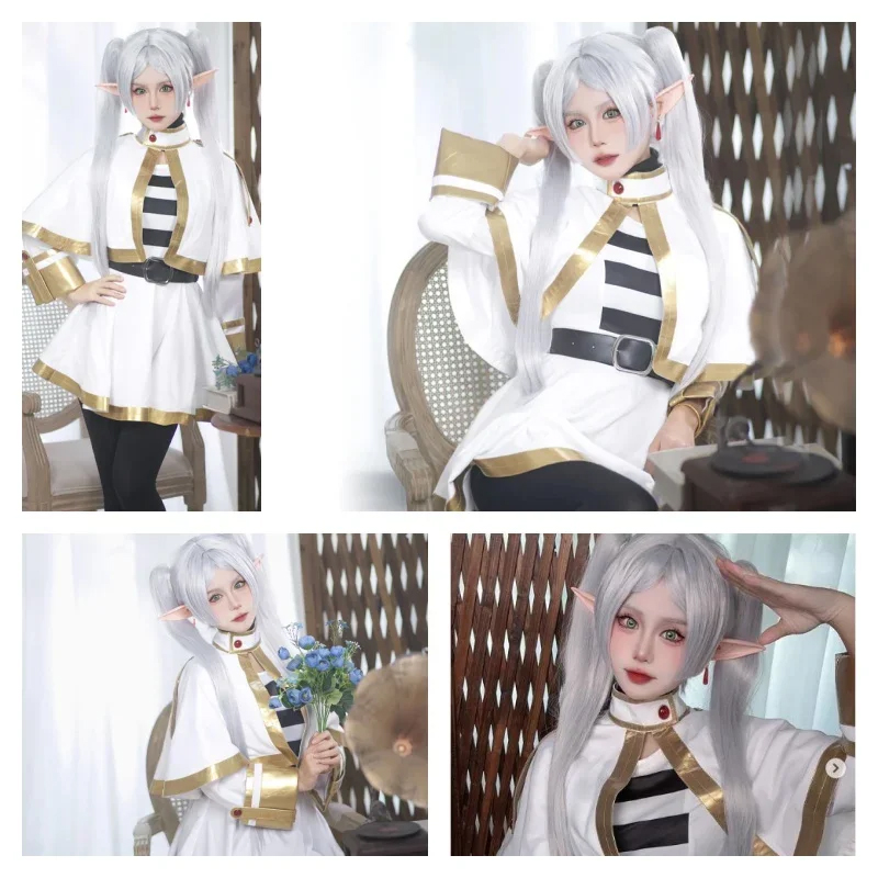 Frieren Cosplay Costume Anime Frieren Beyond Journey's End Dress Ears ...