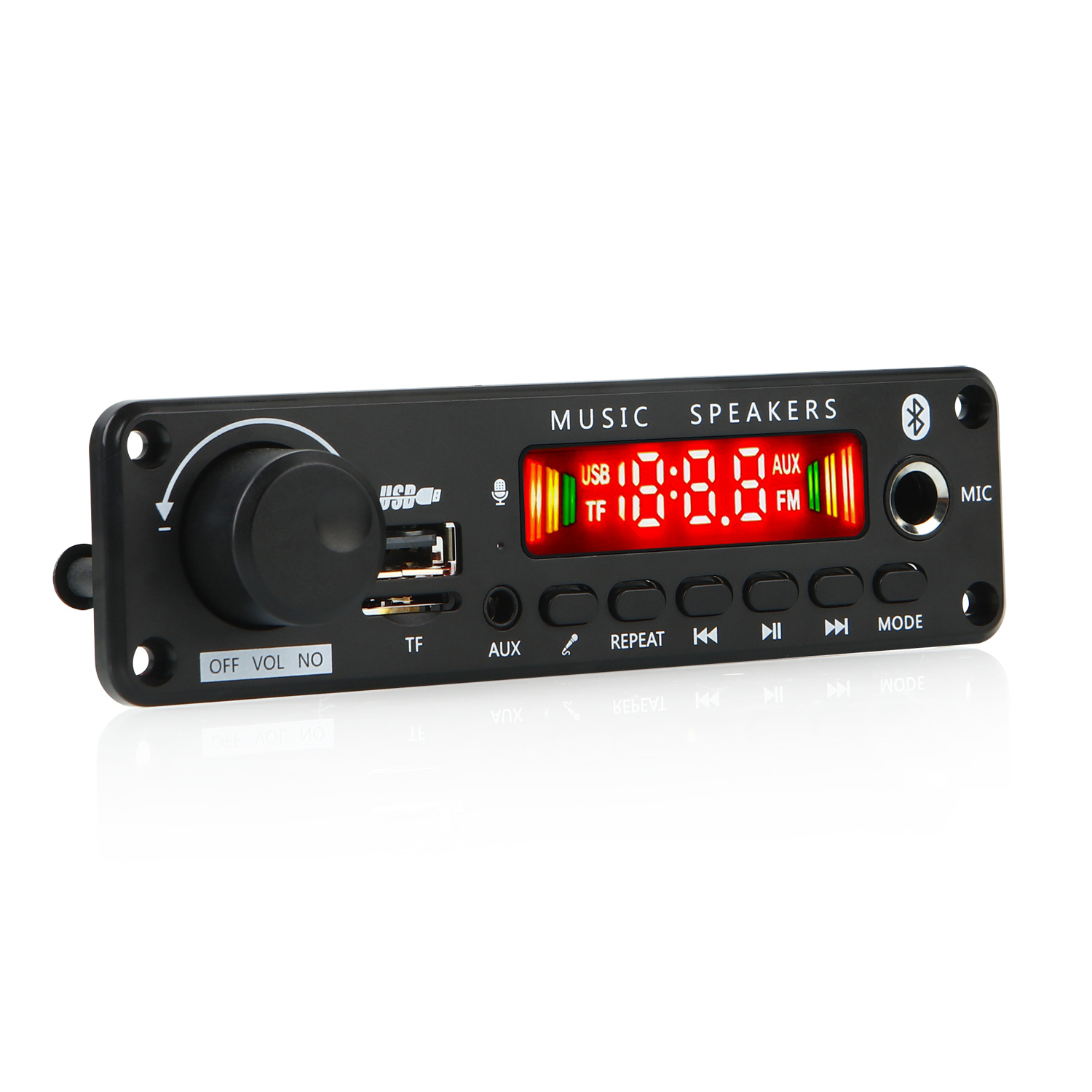 2*25W 50W Amplifier 6V-18V Handsfree Bluetooth MP3 Decoder Board DIY ...