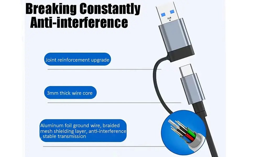 8 Port USB C Expander USB 3 Hub Type C Splitter Type C Dock Multiport ...