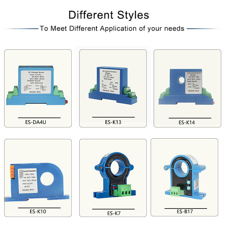 AC 0-1500V Input Voltage Sensor AC Voltage Transmitter Transducer 4 ...