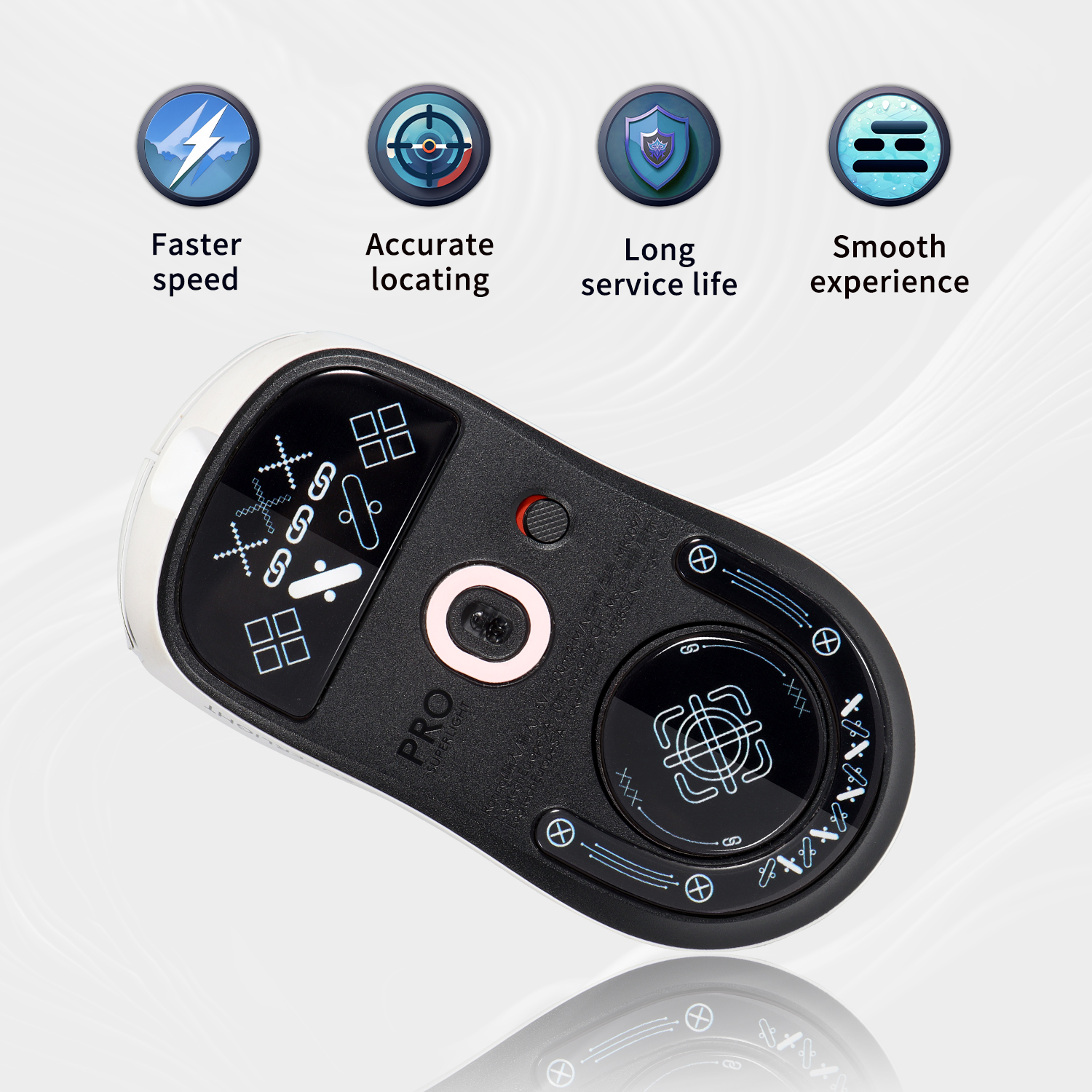 Glass Mouse Skates For Logitech G PRO X Superlight 2 Mouse Feet Pads ...
