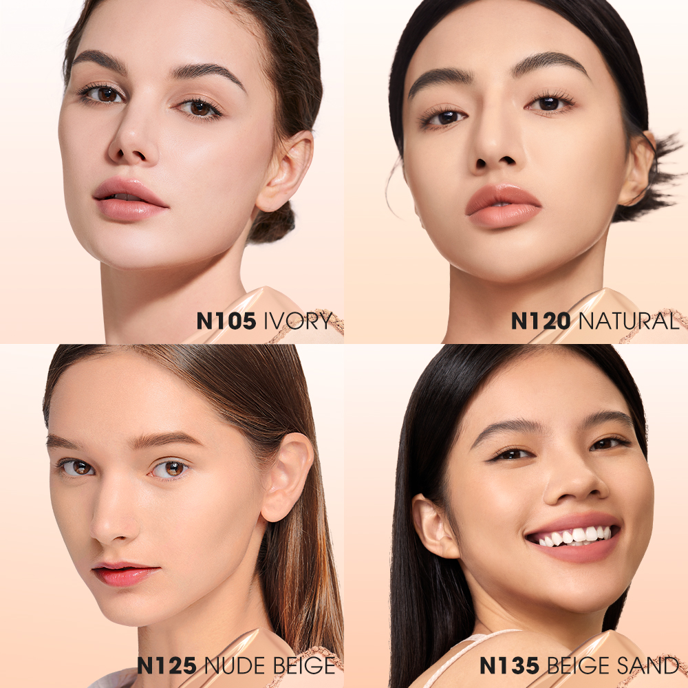 O.TWO.O 2 In 1 Cushion Foundation Setting Powder Waterproof Long ...