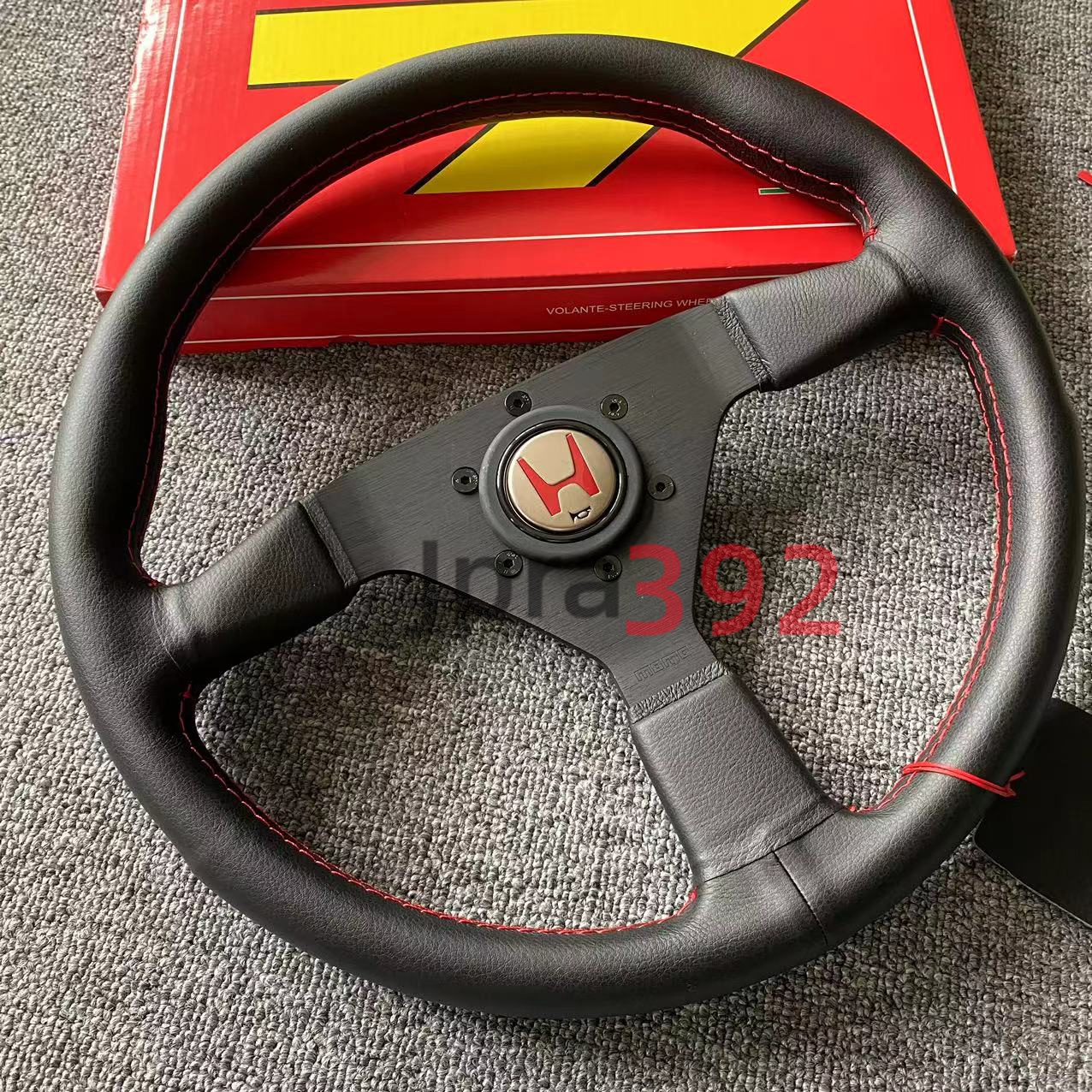 MOMO v1 Honda Leather Racing Steering Wheel Sporty universal 14-inch 340mm | Shopee Philippines