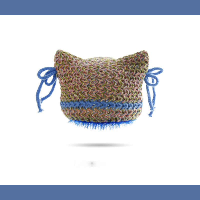 New Fashion bini colet cap Bow knot Knitted hat for women bini cap ...