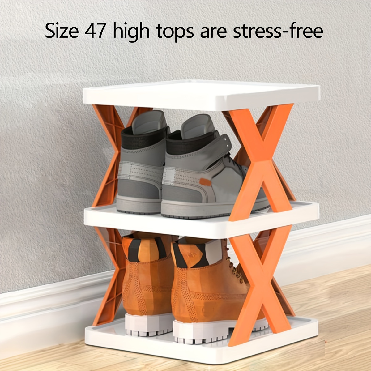 1pc Foldable Simple Shoe Shelf, Indoor Combination Shoe Rack, Multi ...