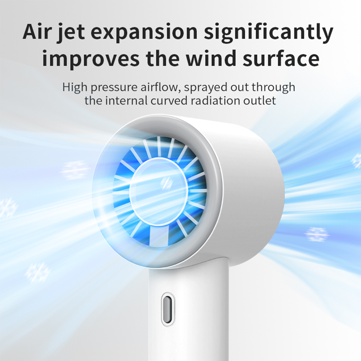 USB Rechargeable Handheld Fan 1PCS Portable Cooling Fans 3 Speeds ...