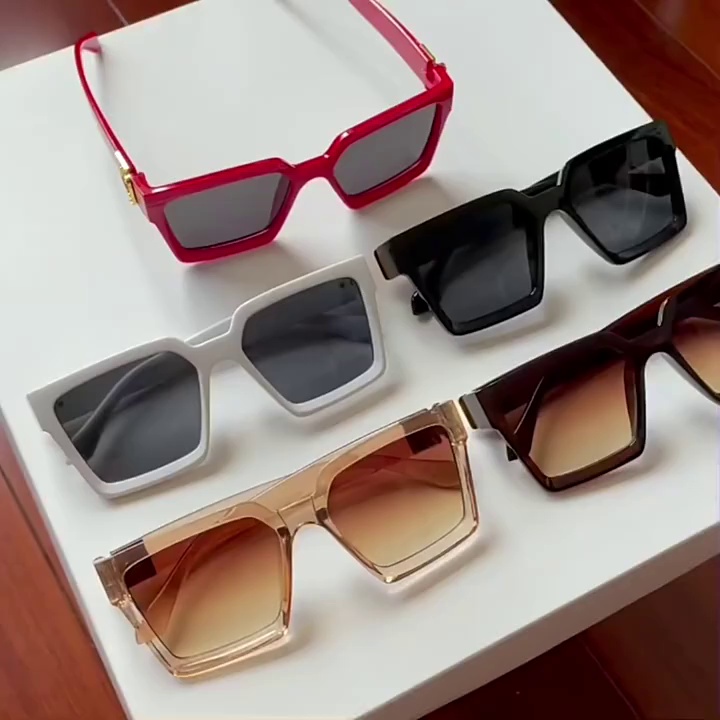 European and American Large Frame Anti-UV Retro Sunglasses, Internet ...