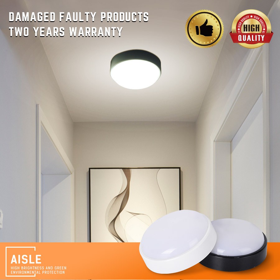 Led Ceiling Light Round Waterproof Moisture-Proof Bathroom Essential ...
