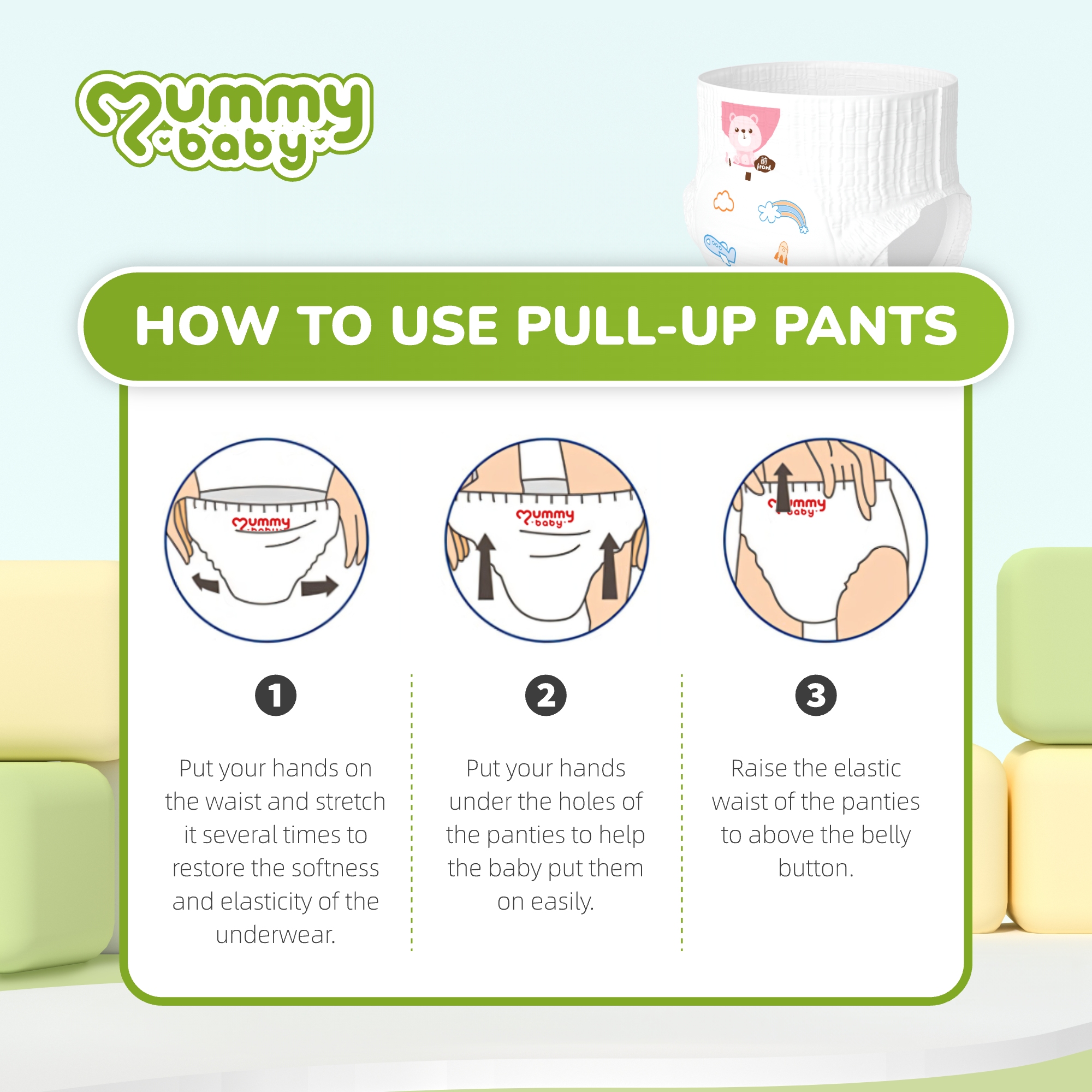 Mummy baby unisex large capacity dry breathable diapers M L XL 2XL 3XL ...