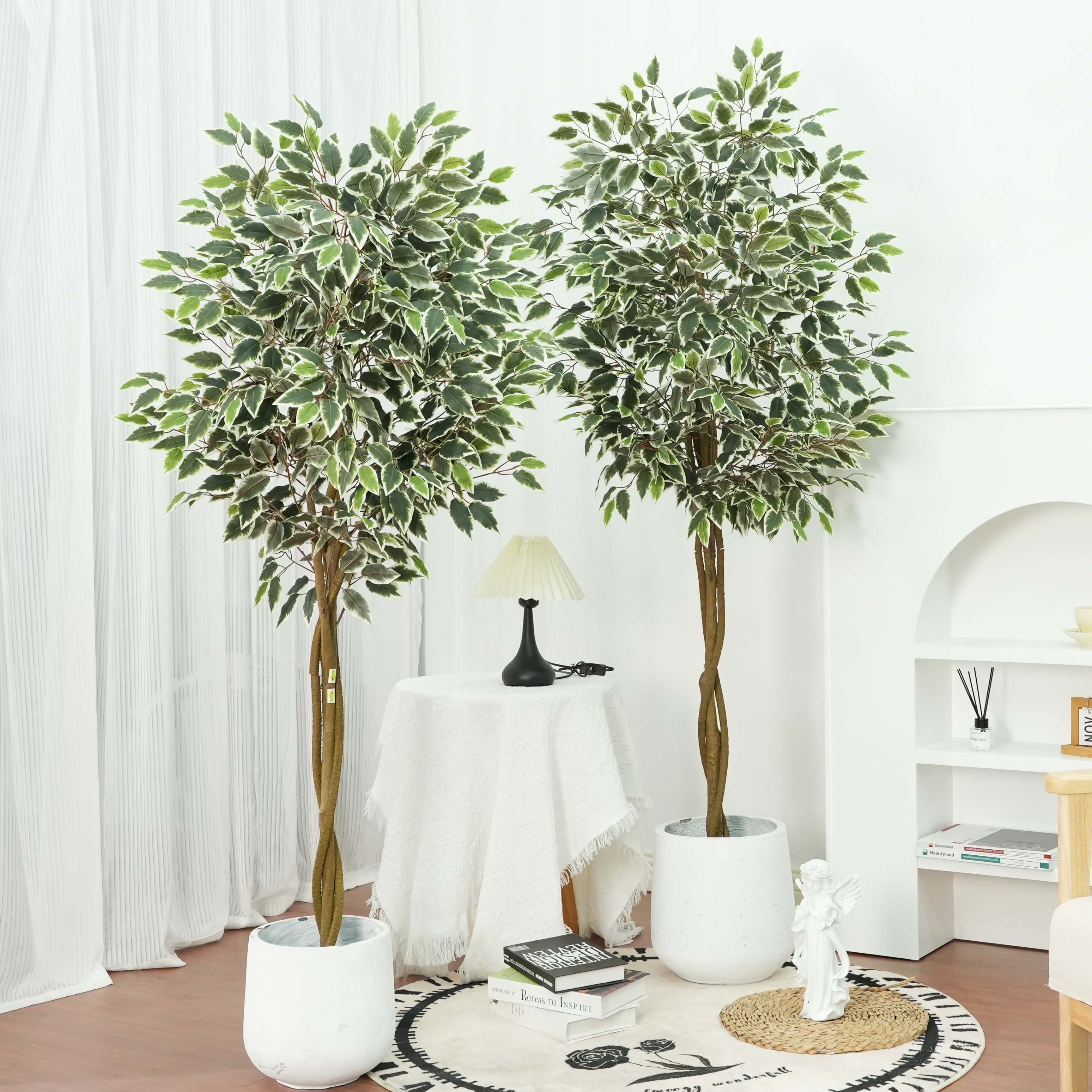Nearly Natural Artificial Banyan Tree, Height 4.0-6.0FT, Eco-friendly ...