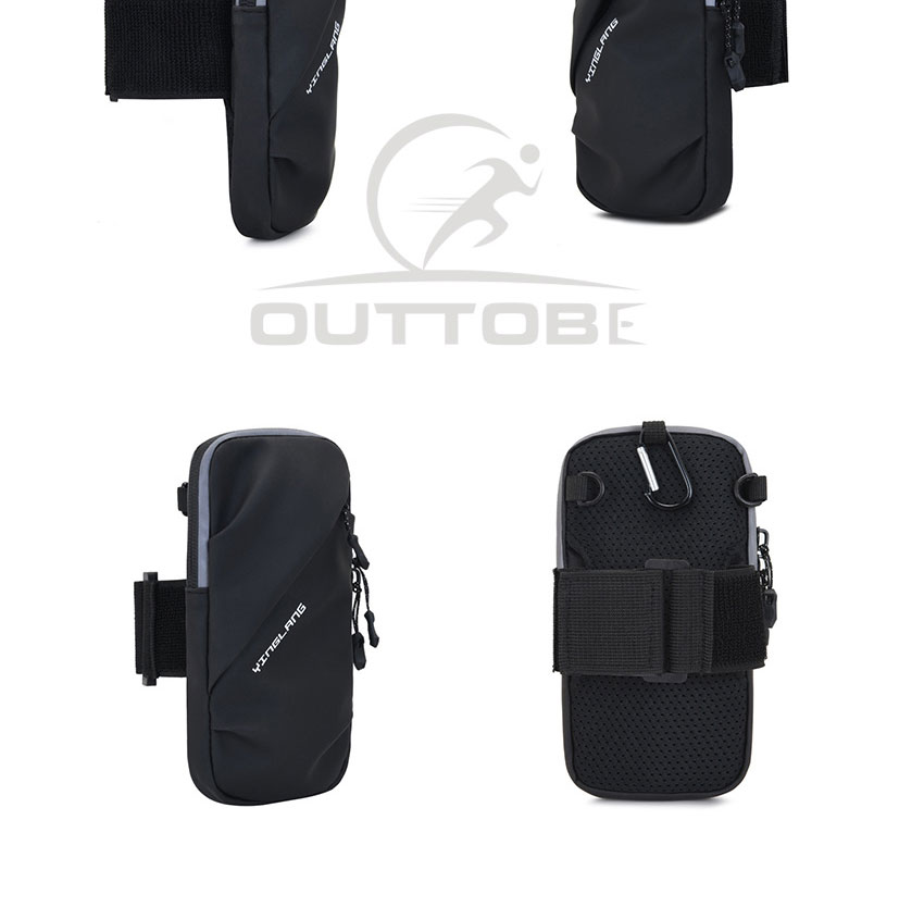 Outtobe Sports Arm Bag Fitness Reflective Pouch Sport Bag Running Arm ...