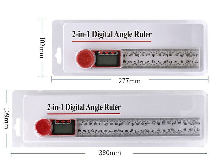 Digital meter angle inclinometer angle digital ruler electronic goniometer protractor angle ...