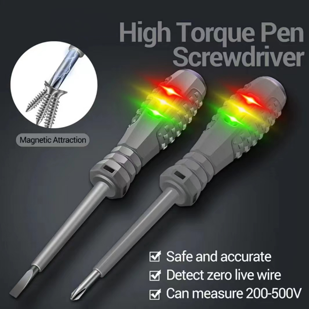 Electrician Specific High Torque Test Pen High Brightness Color Light ...