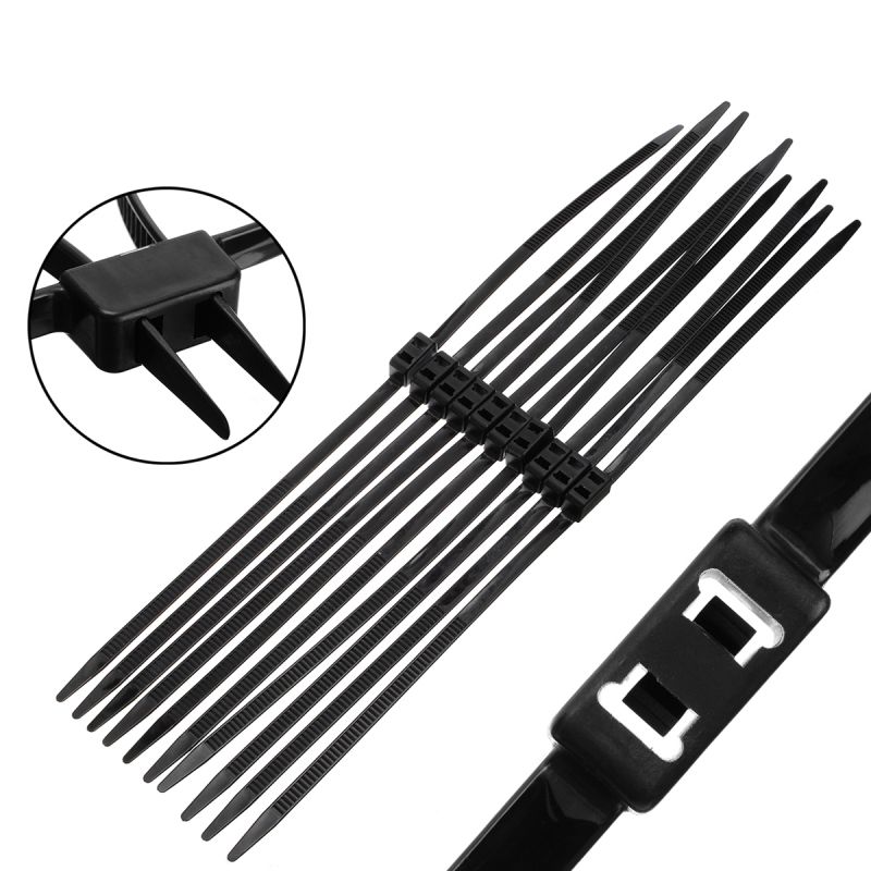 10Pc 12*700mm Plastic Police Handcuffs Double Flex Cuff Handcuffs Zip ...