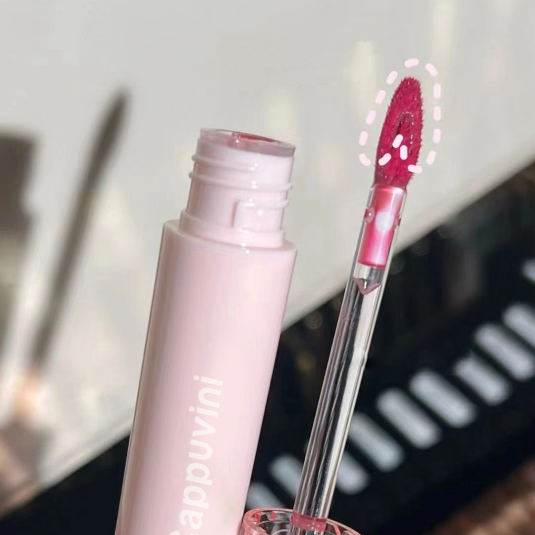 CAPPUVINI Bubble bear Mirror Lip Gloss Water Glossy Lip Glaze lipstick ...
