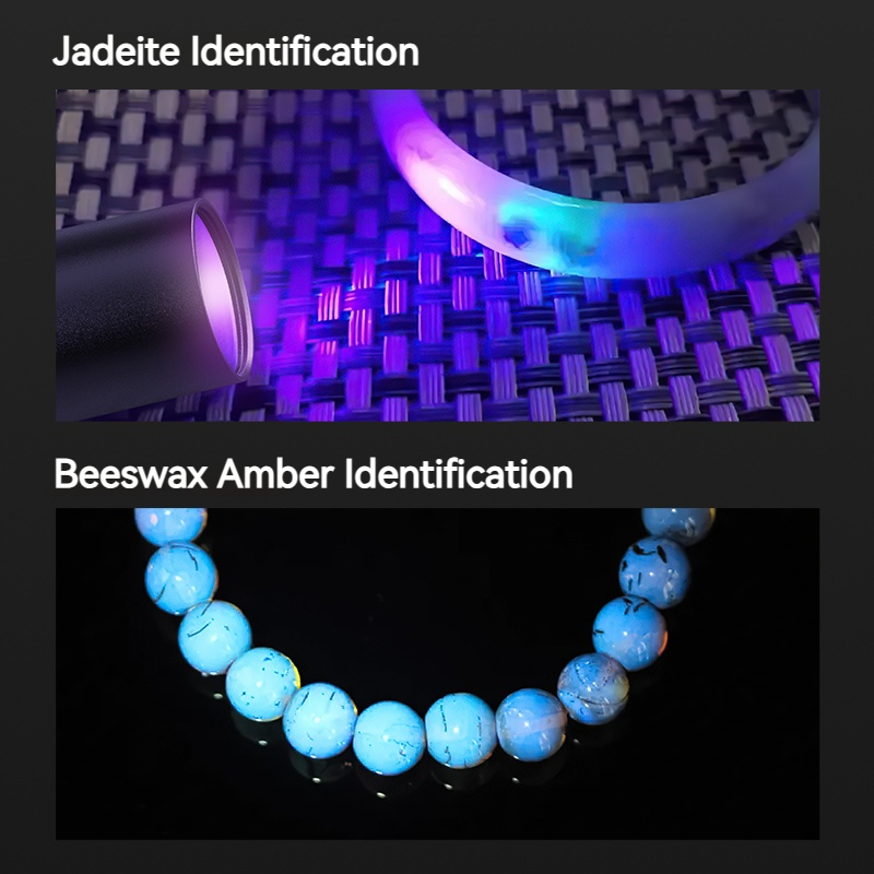 Smiling Shark SD0112 Mini 365NM UV Light LED Laser Pointer Red Laser ...