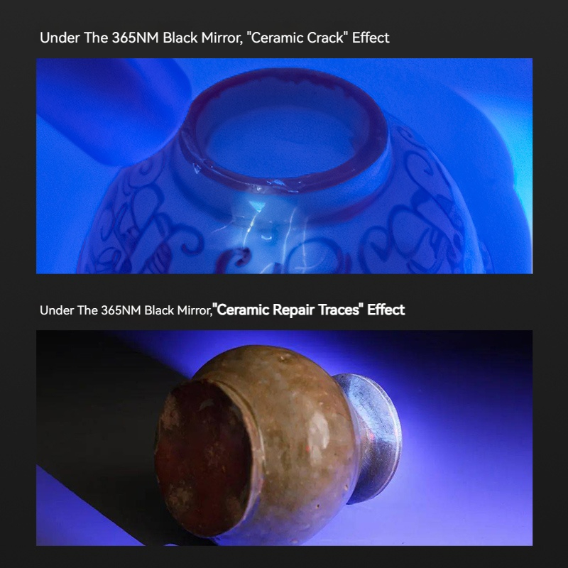 Smiling Shark SD0112 Mini 365NM UV Light LED Laser Pointer Red Laser ...