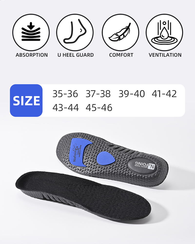 Orthotic Insoles for Running Shoes with Arch Support – Designed for ...