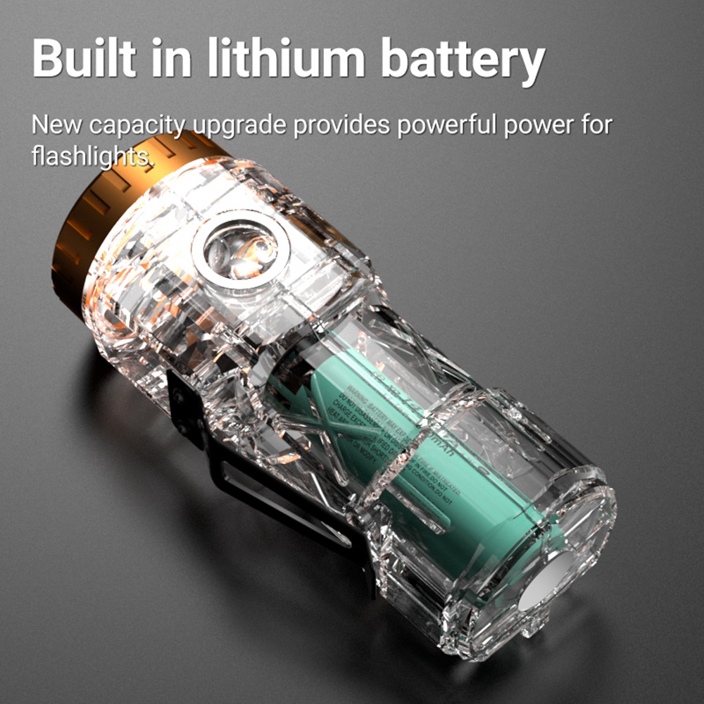 Alonefire X84 Mini Super Bright Flashlight 4x P35 LED With Pen Lamp ...