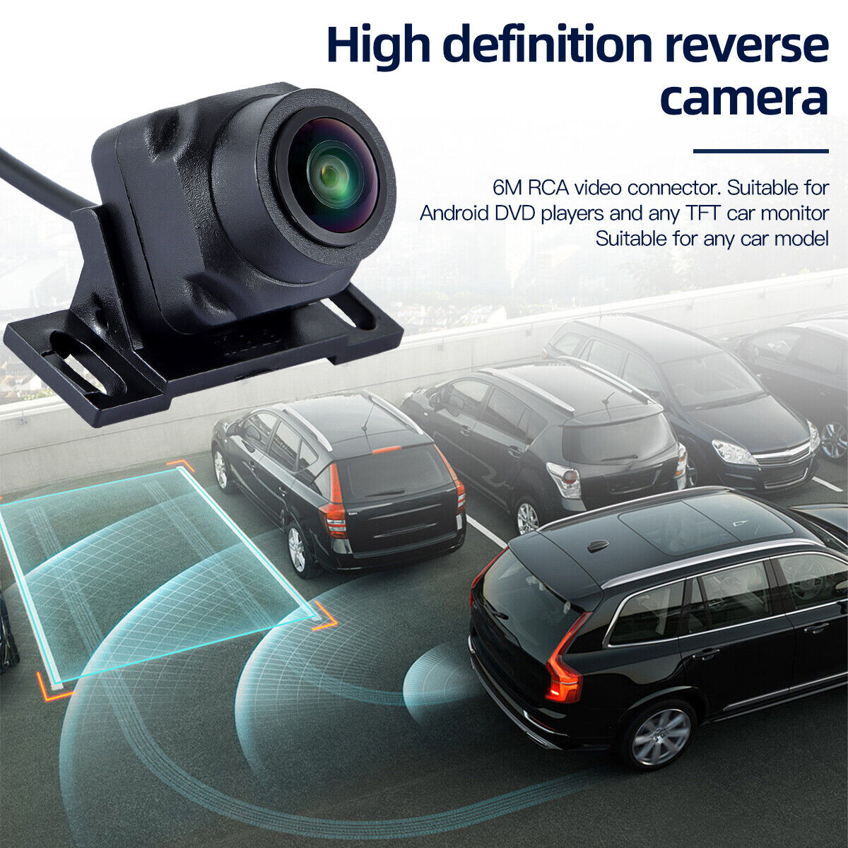 Car Backup Camera Waterproof Car Rear View Night Vision Reverse Camera ...