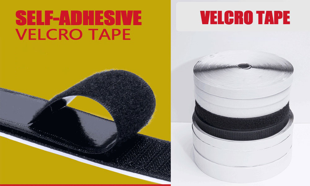 (Various Specifications) 2 Roll/Pack Self-adhesive Velcro Tape,Double ...
