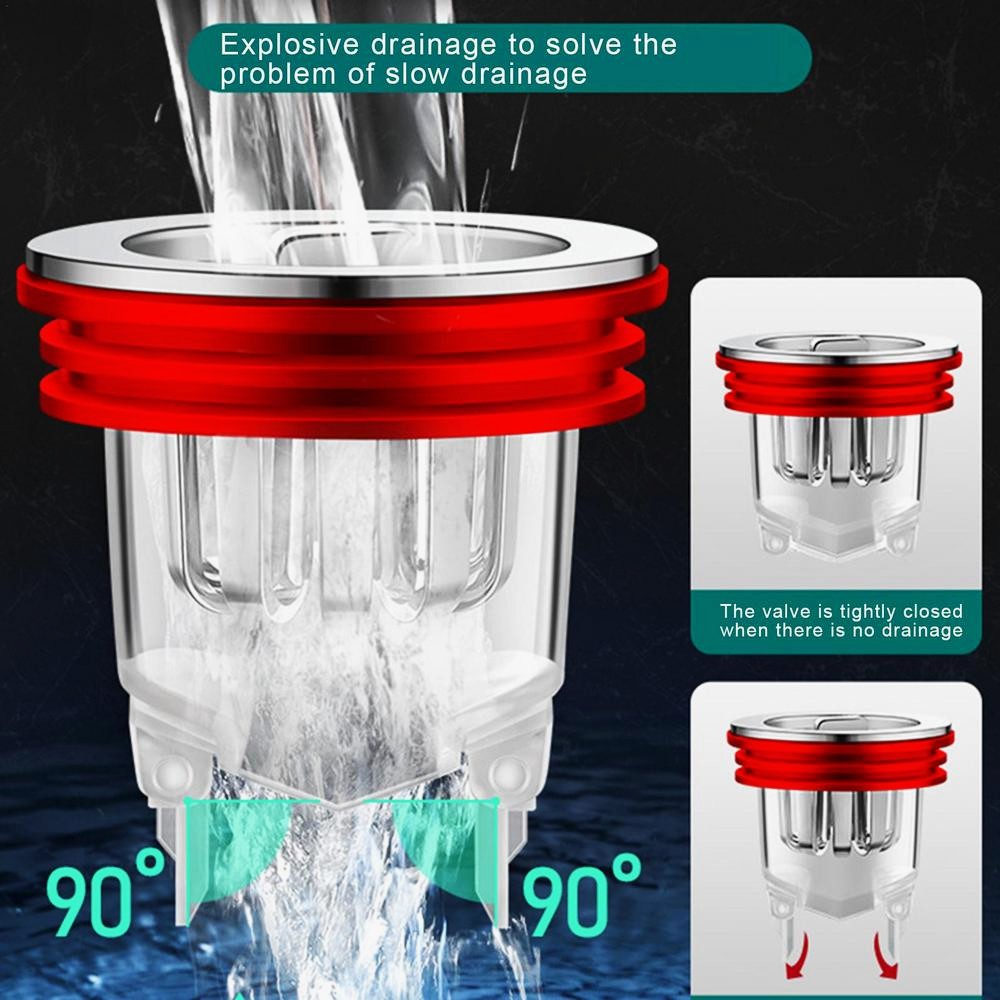 Silicone Floor Drain Plug: Anti-Insect and Odor-Blocking Shower Drain ...