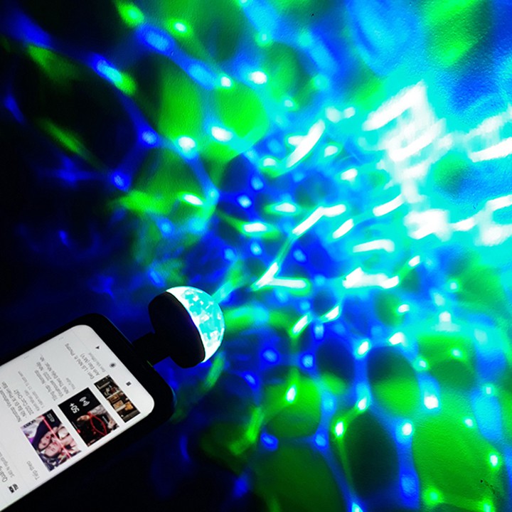 USB Mini LED Disco Stage Light Party Club KTV DJ Bar Car Wedding Magic ...