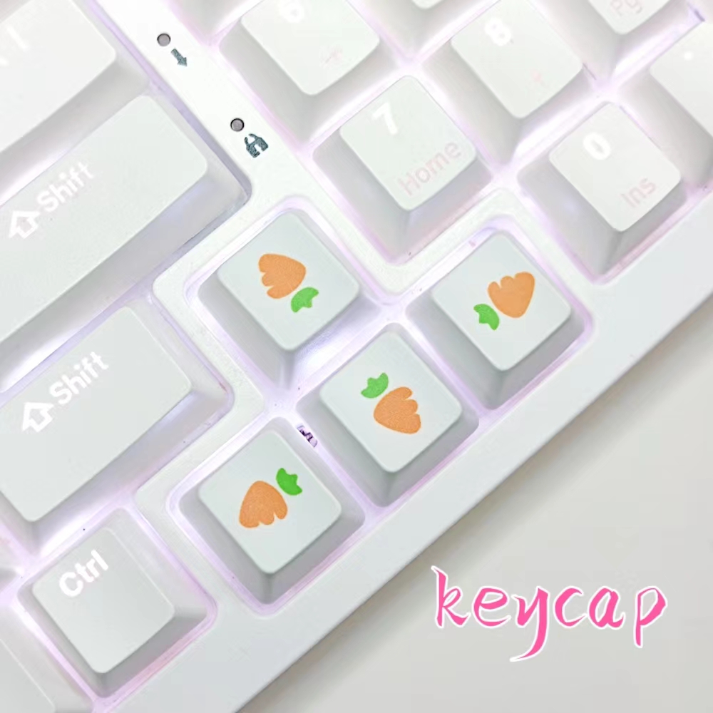 4pcs PBT Mechanical Keyboard Sublimation Direction Keycap Unique Keycap ...