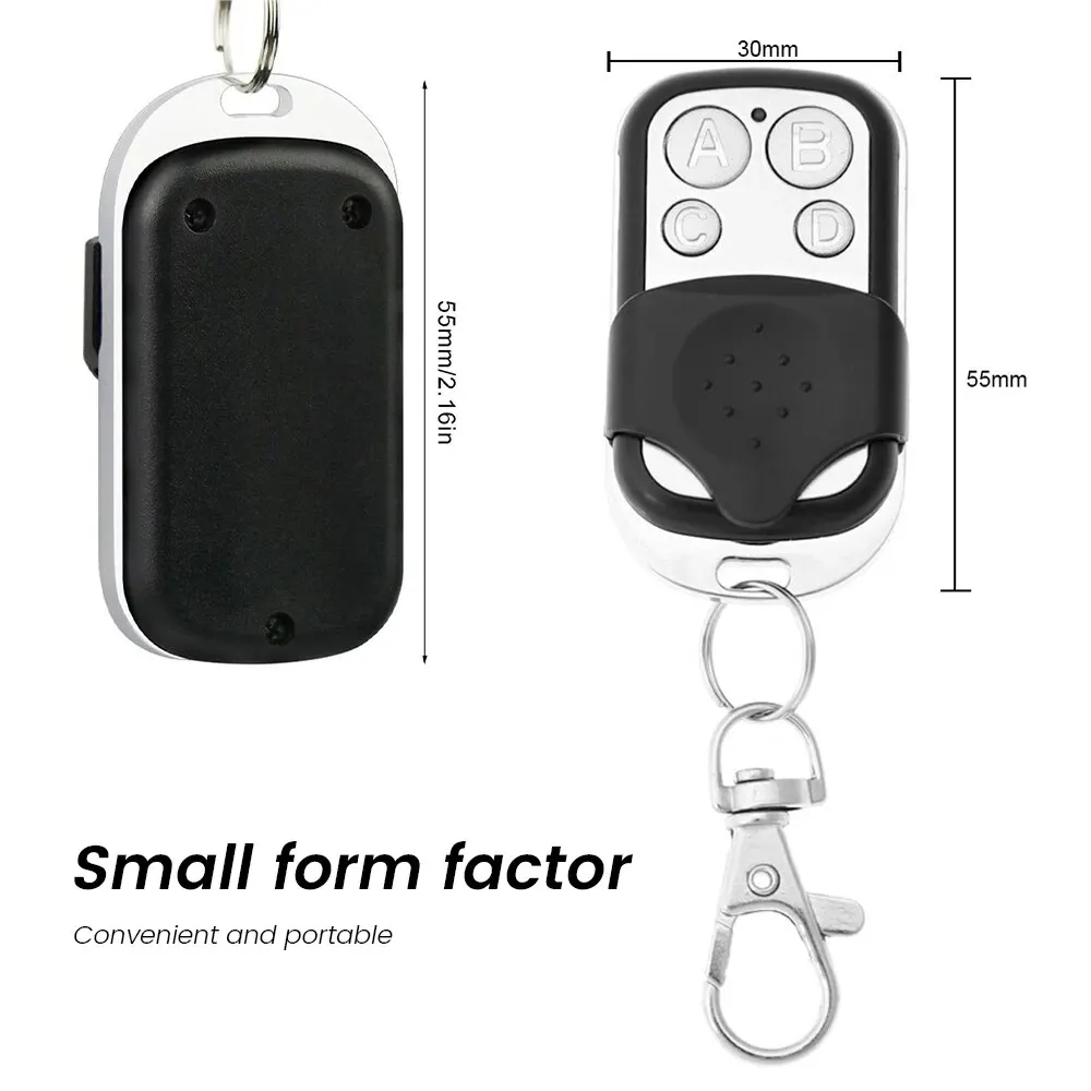 Metal Push Button Remote Control Transmitter ABCD / Lock Unlock 4Button ...