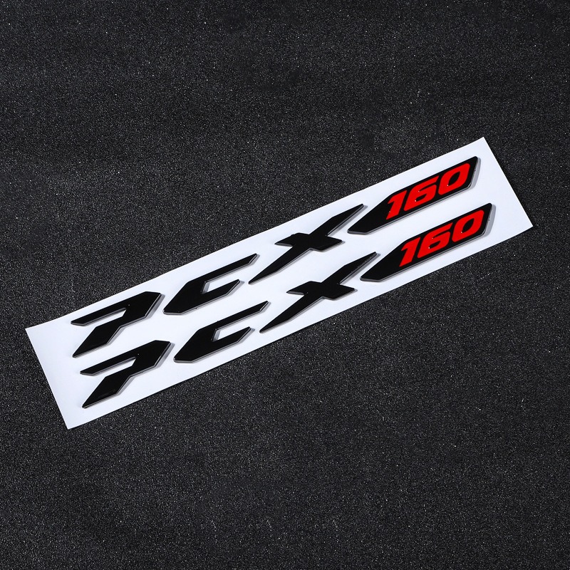 1 pair For HONDA PCX 160 3D Emblem Hard ABS Stickers for HONDA ...
