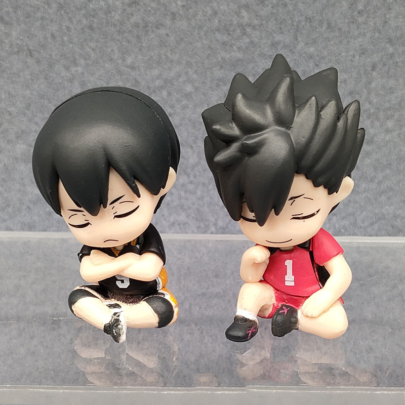 4Pcs/Set 6cm Haikyuu!! Anime Figure Hinata Shoyo Kozume Kenma Tobio ...