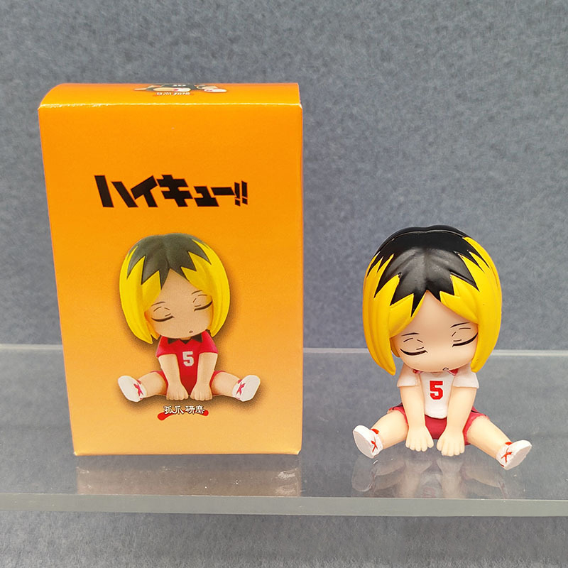 4Pcs/Set 6cm Haikyuu!! Anime Figure Hinata Shoyo Kozume Kenma Tobio ...