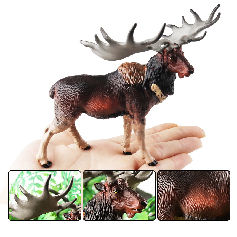 Ancient Animal Solid Megaloceros Deer Extinction Simulation Model ...