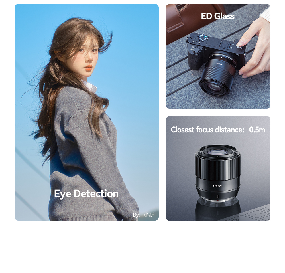 TTArtisan Auto Focus 56mm F1.8 camera lens X E Z mount for Fujifilm ...