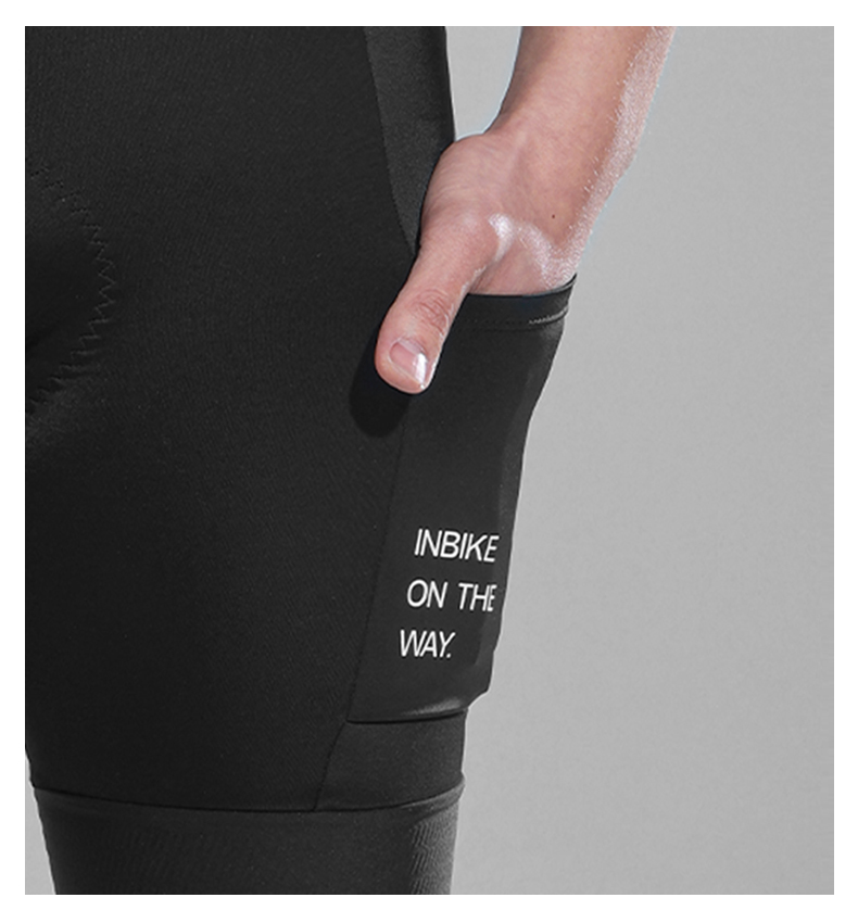 INBIKE Summer Cycling Bib Shorts 3D Padded Men's MTB Bike Shorts Pants Man Road Cycling Pants ...