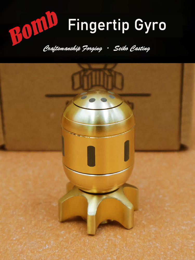 Brass Bomb Spinner Fidget Spinner Relax Stress Relief Gift EDC ...